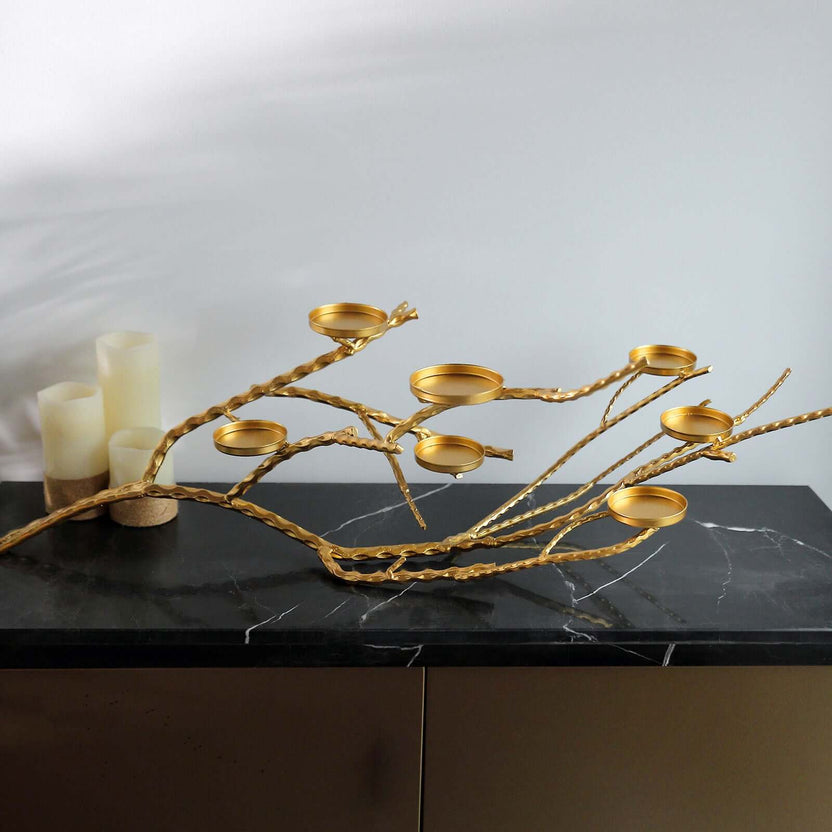 Gold Manzanita Tree Candelabra 3ft | eFavormart