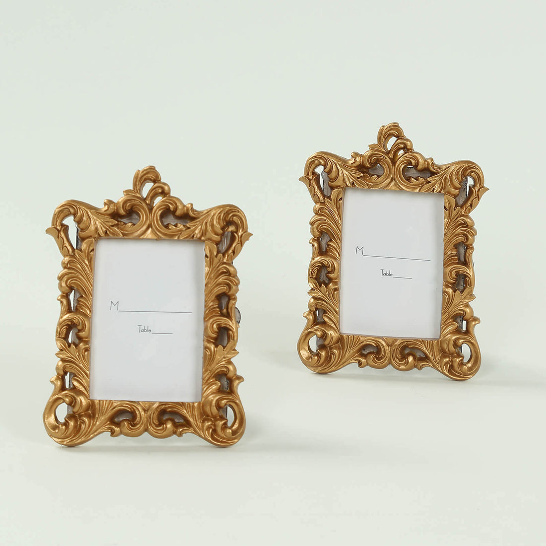 Resin Vintage Rectangle Picture Frame Gold 4"x3" | eFavormart