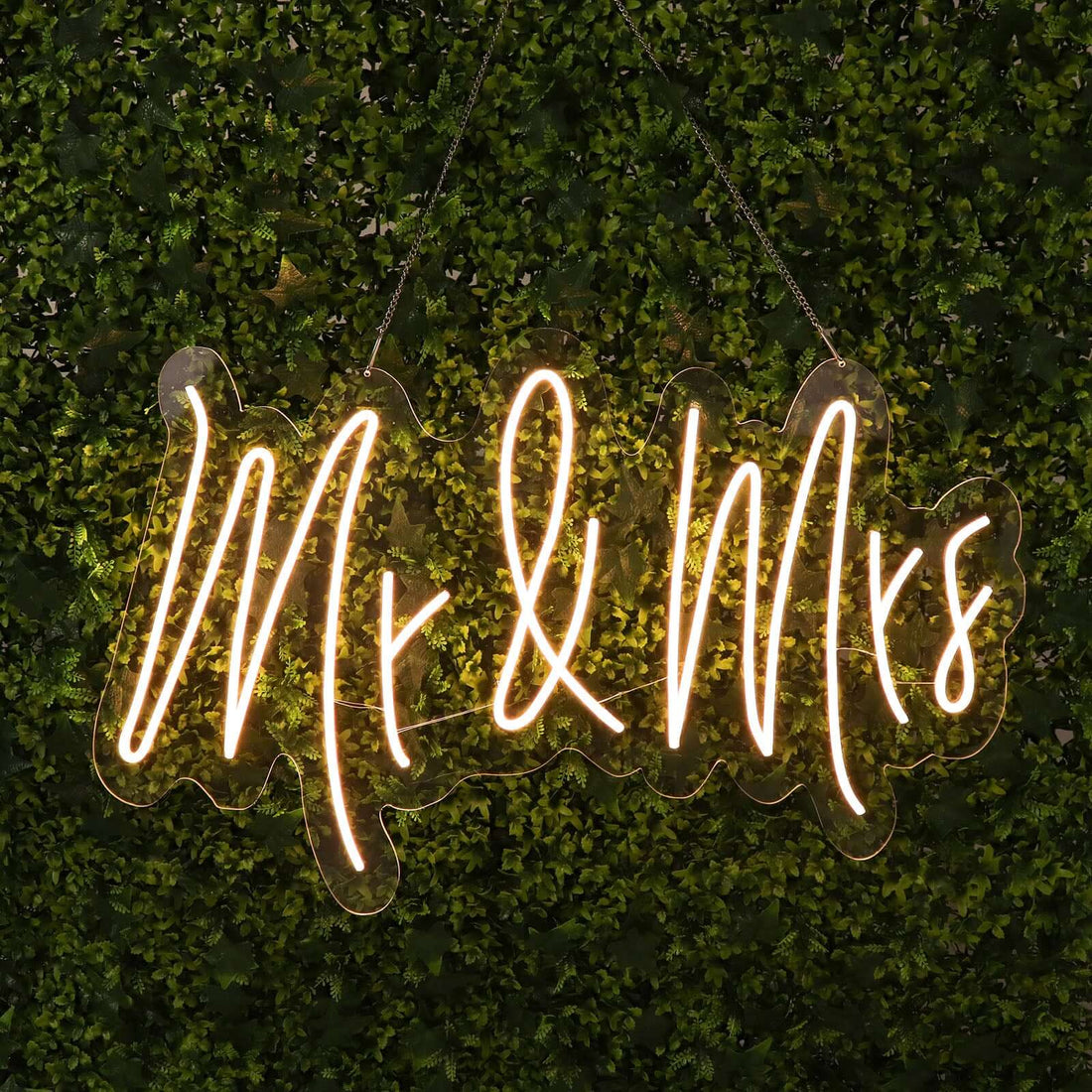 33" Mr & Mrs Neon LED Wall Decor Lights | eFavormart