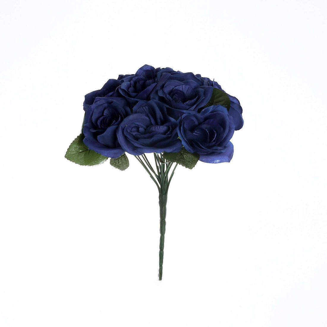 Navy Blue Velvet-like Rose Bouquet | eFavormart