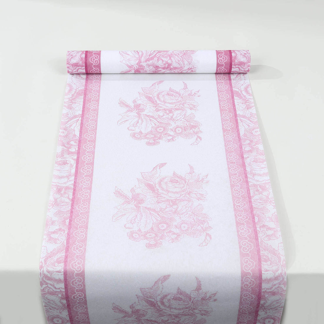 Disposable Runners 11"x108" Pink Floral | eFavormart