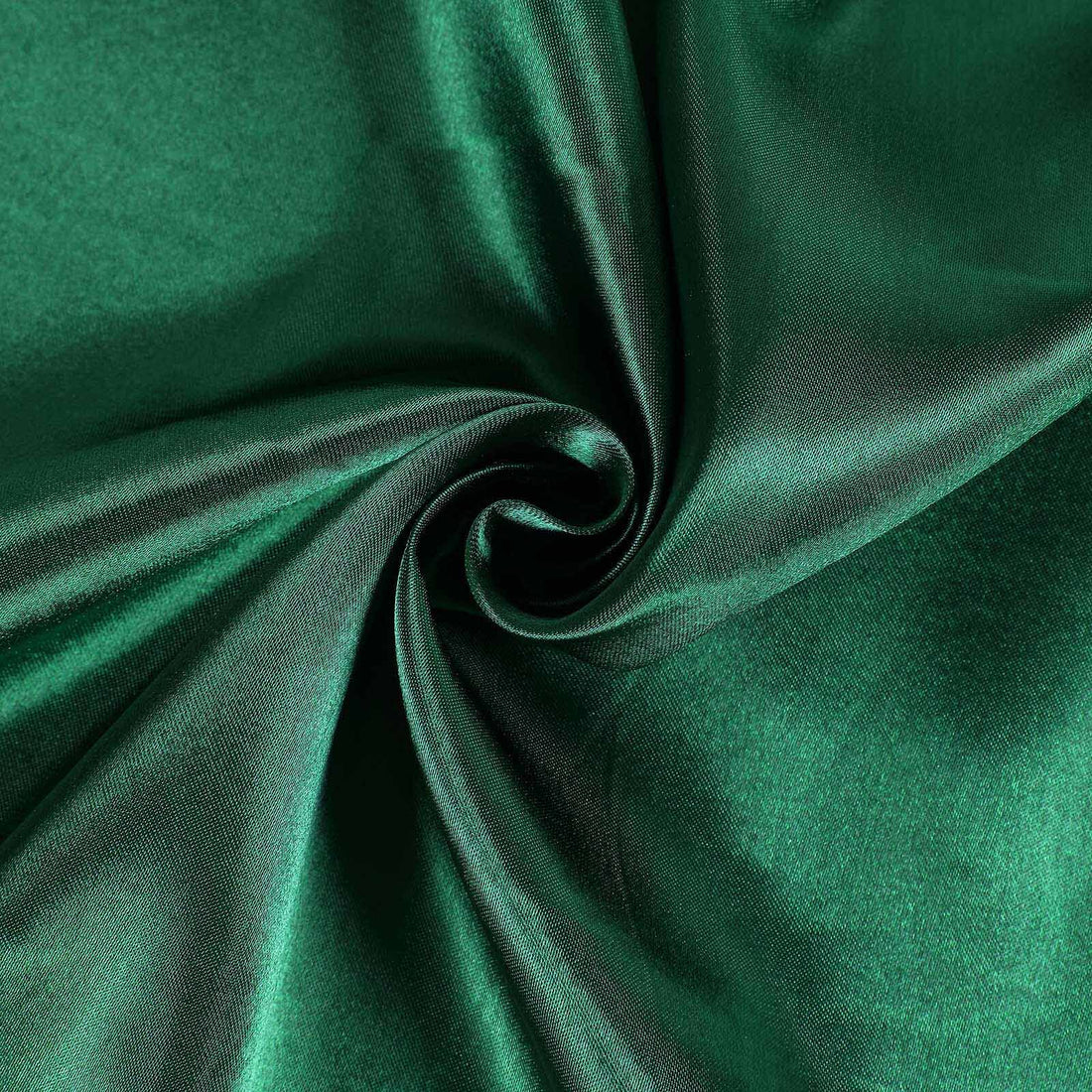 Satin Table Overlay 90"x90" Emerald Green | eFavormart