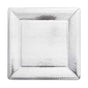 Paper Square Charger Plates 13" Silver | eFavormart