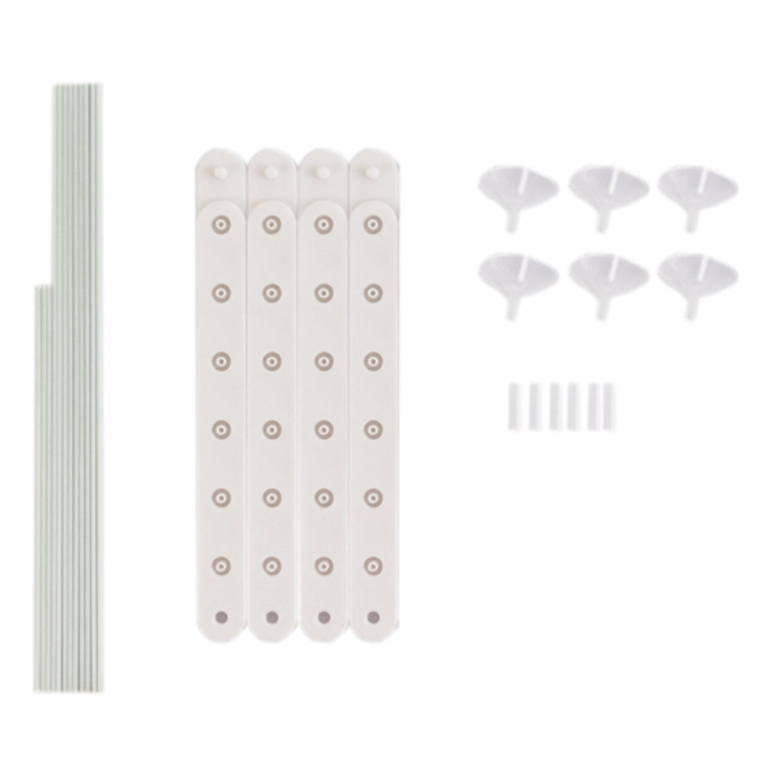 White Plastic Balloon Column Stand Kit | eFavormart