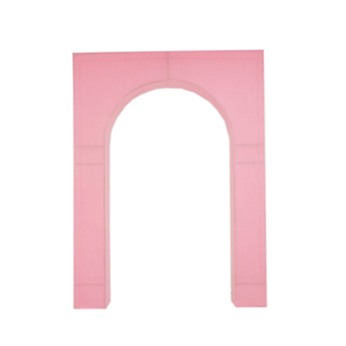 7ft Pink Spandex Rectangular Arch Cover | eFavormart