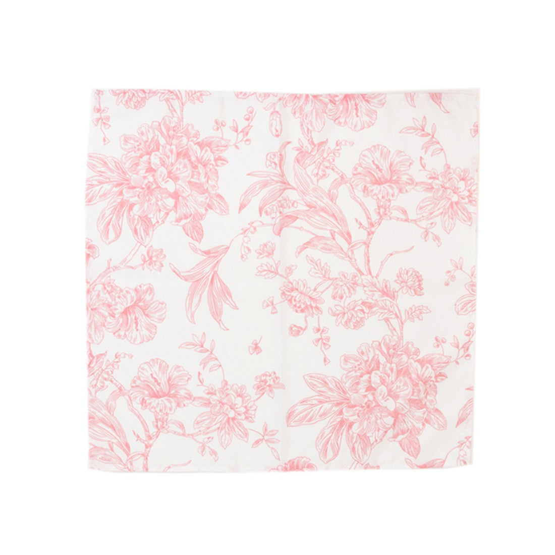 Pink Polyester French Toile Napkins 5 Pack | eFavormart