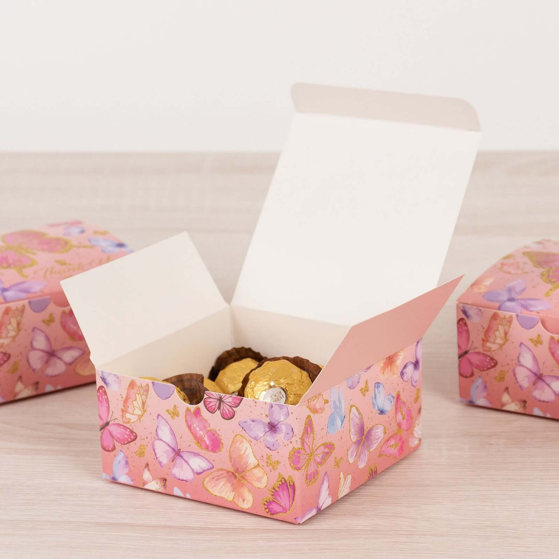 Pink Butterfly Party Favor Gift Boxes | eFavormart