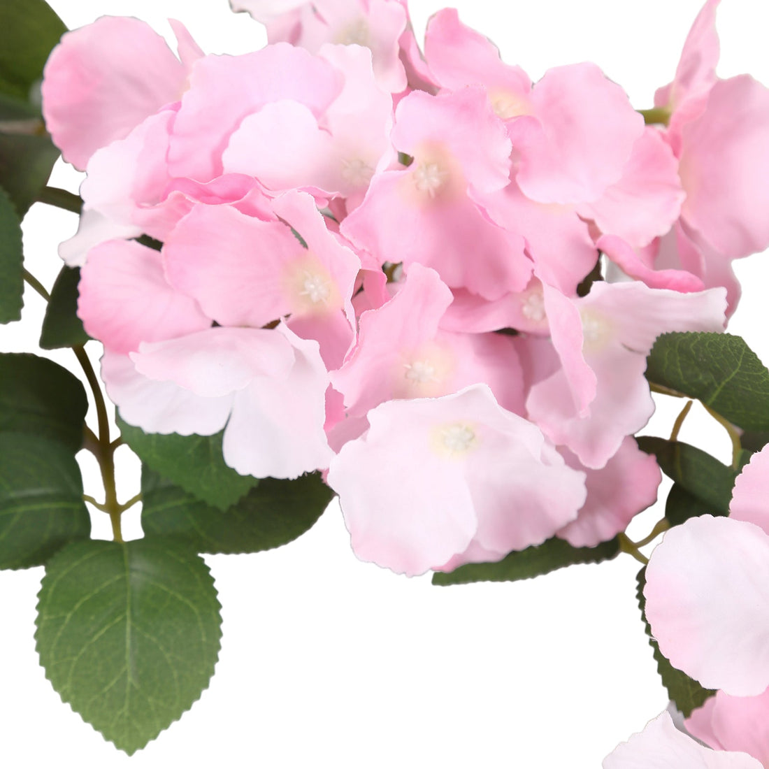 2 pk Artificial Hydrangea Garland 5.5ft Pink | eFavormart
