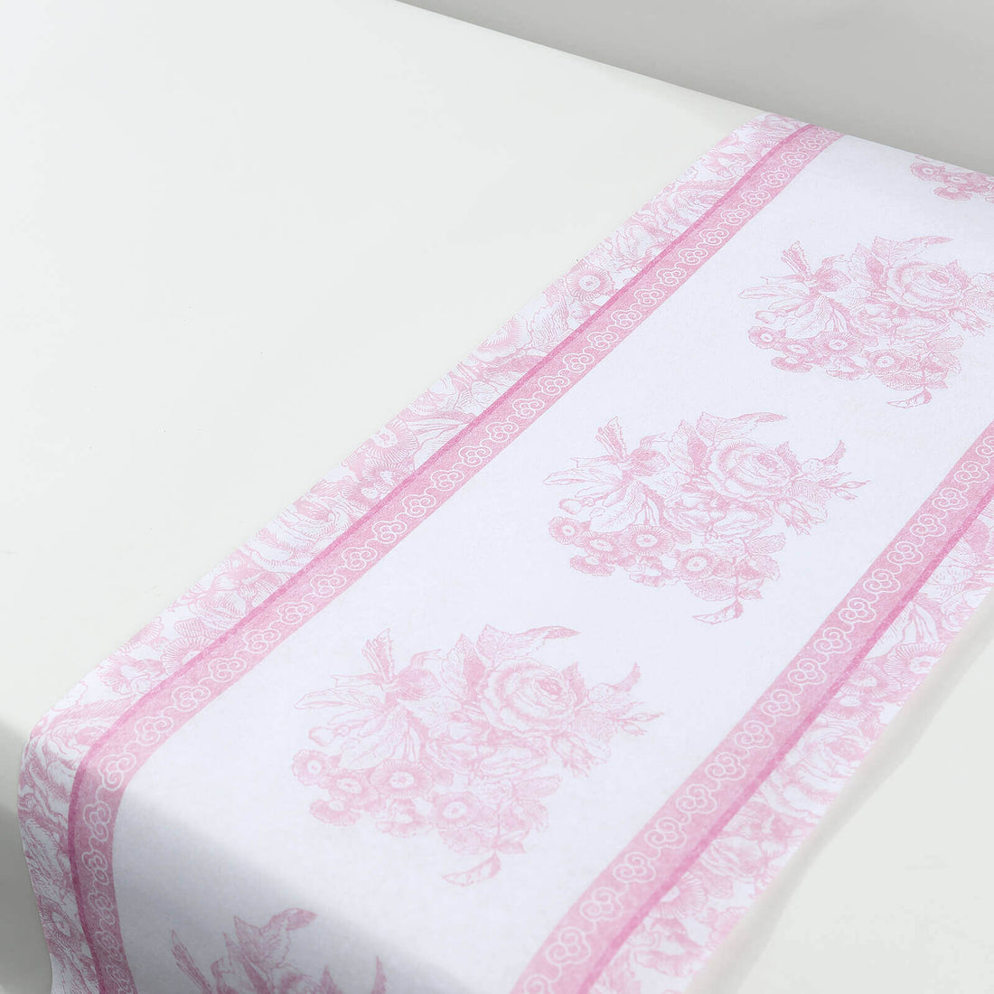 Disposable Runners 11"x108" Pink Floral | eFavormart