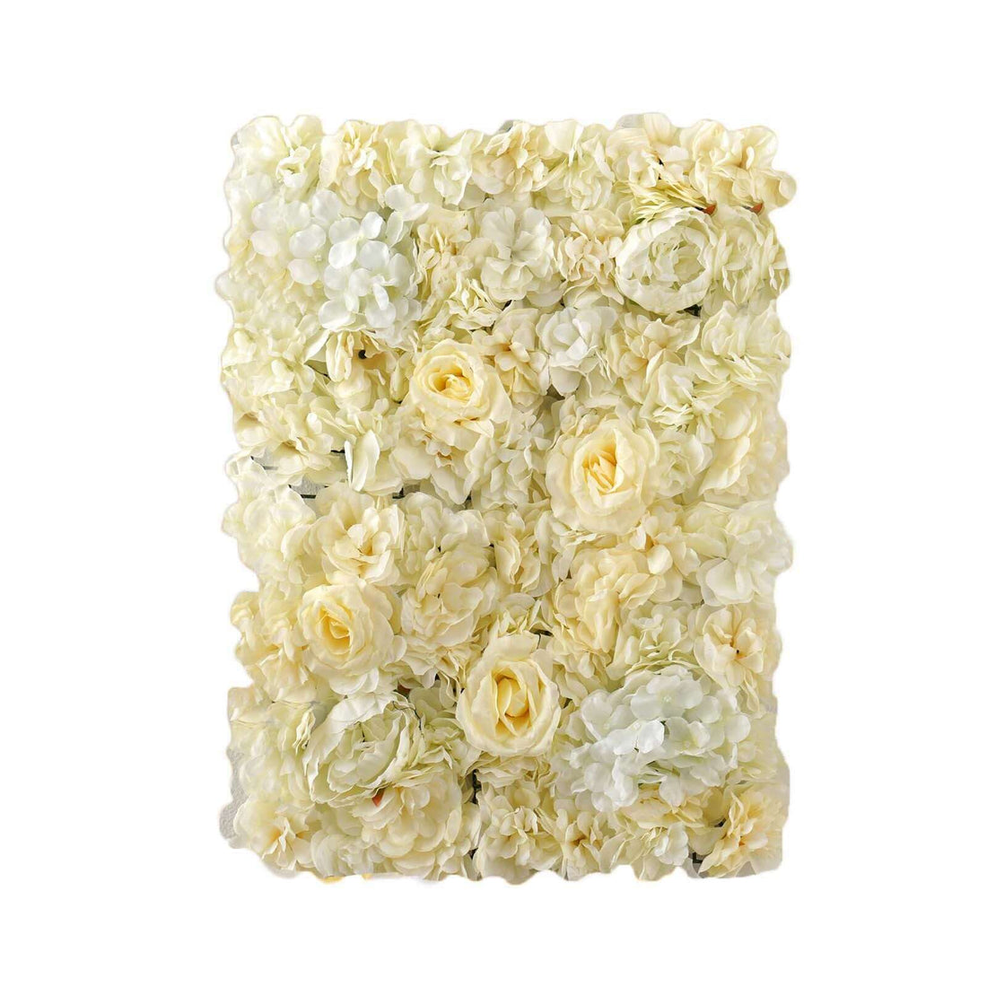 White Champagne Flower Wall Mat 4 Panels | eFavormart