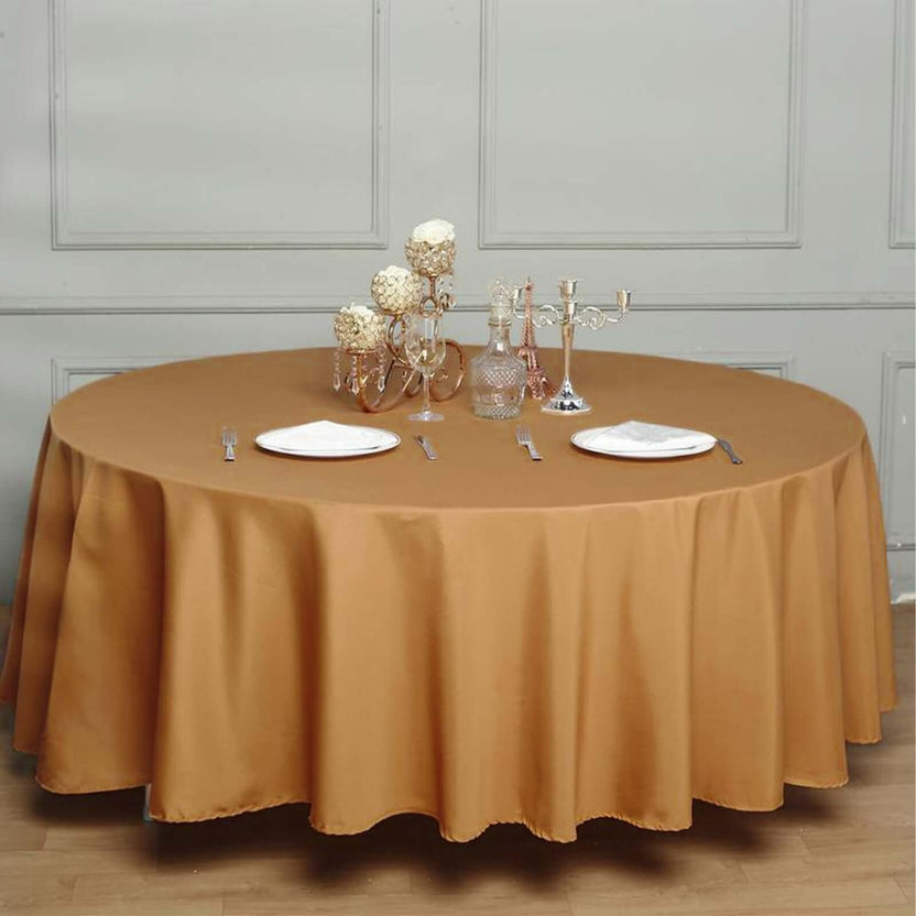 Polyester Round Tablecloth 108