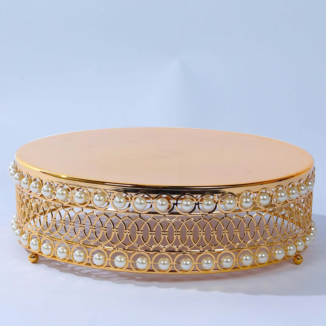 Gold Mirror Cake Stands Set of 3 | eFavormart