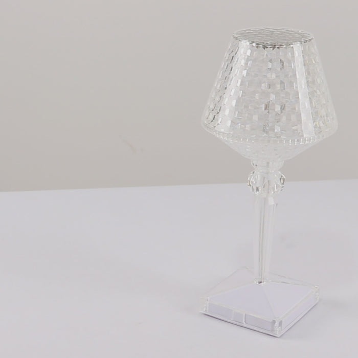 LED Acrylic Cup Shaped Table Lamp 10" | eFavormart