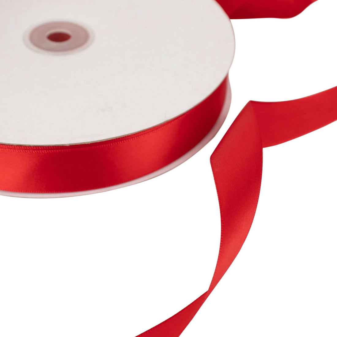 100 Yards Red Single Face Satin Ribbon | eFavormart