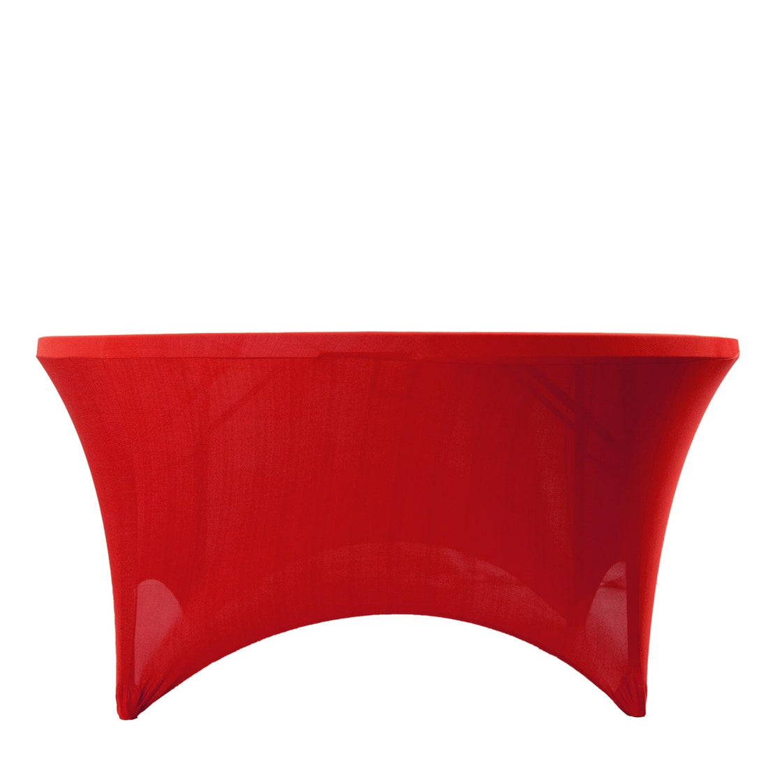 Stretch Spandex Tablecloth 60in Red | eFavormart