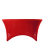 Stretch Spandex Tablecloth 60in Red | eFavormart