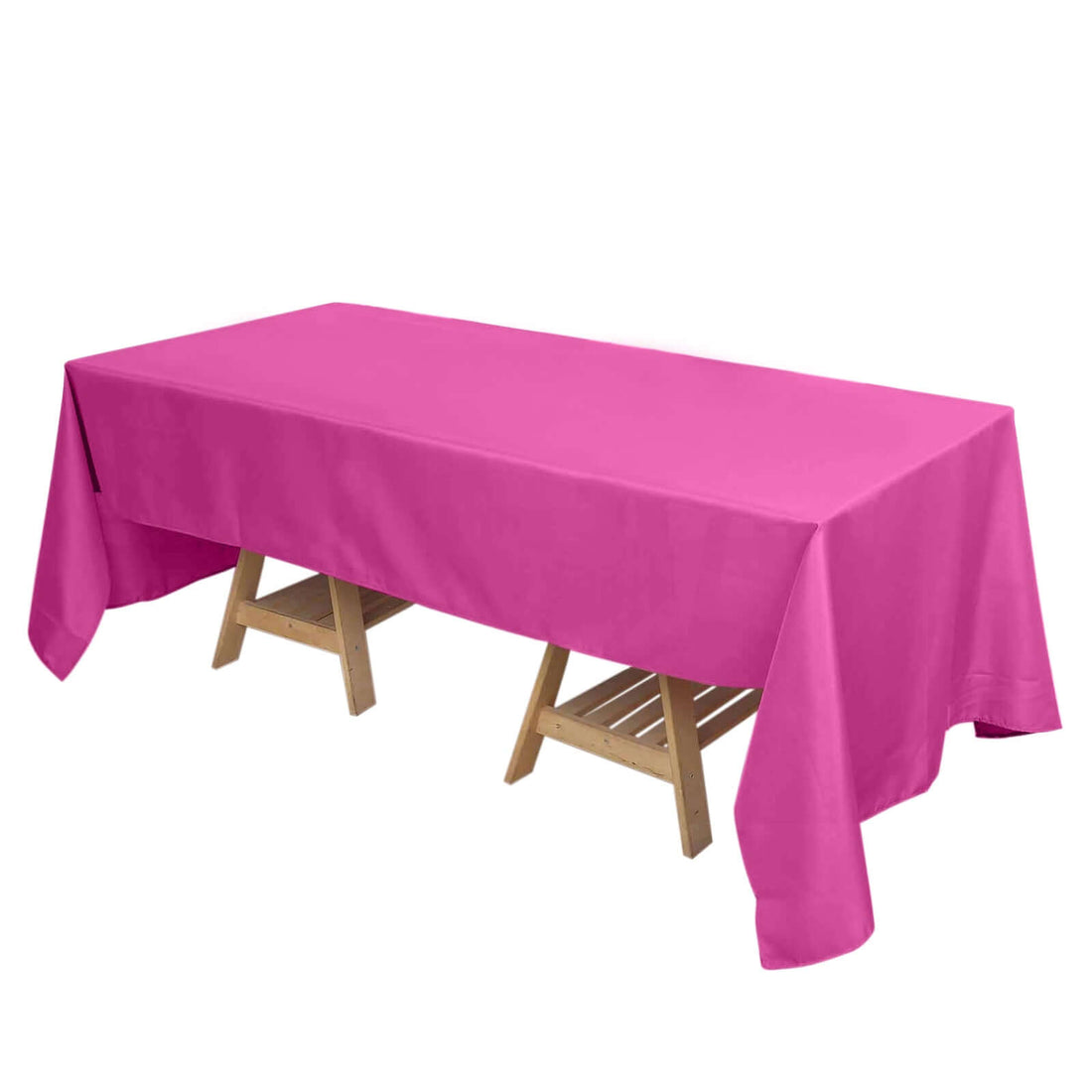 Polyester Tablecloth 72"x120" Fuchsia | eFavormart