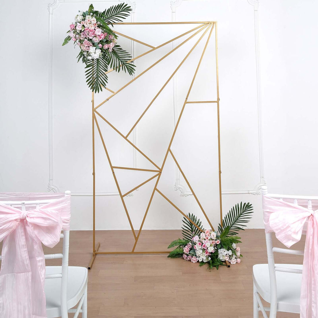 Flower Frame Prop Stand With Cloudy Film Insert 6ft | eFavormart