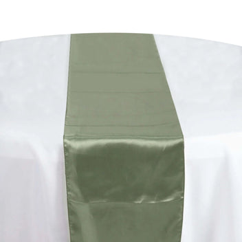 Satin Runner 12"x108" Dusty Sage Green | eFavormart