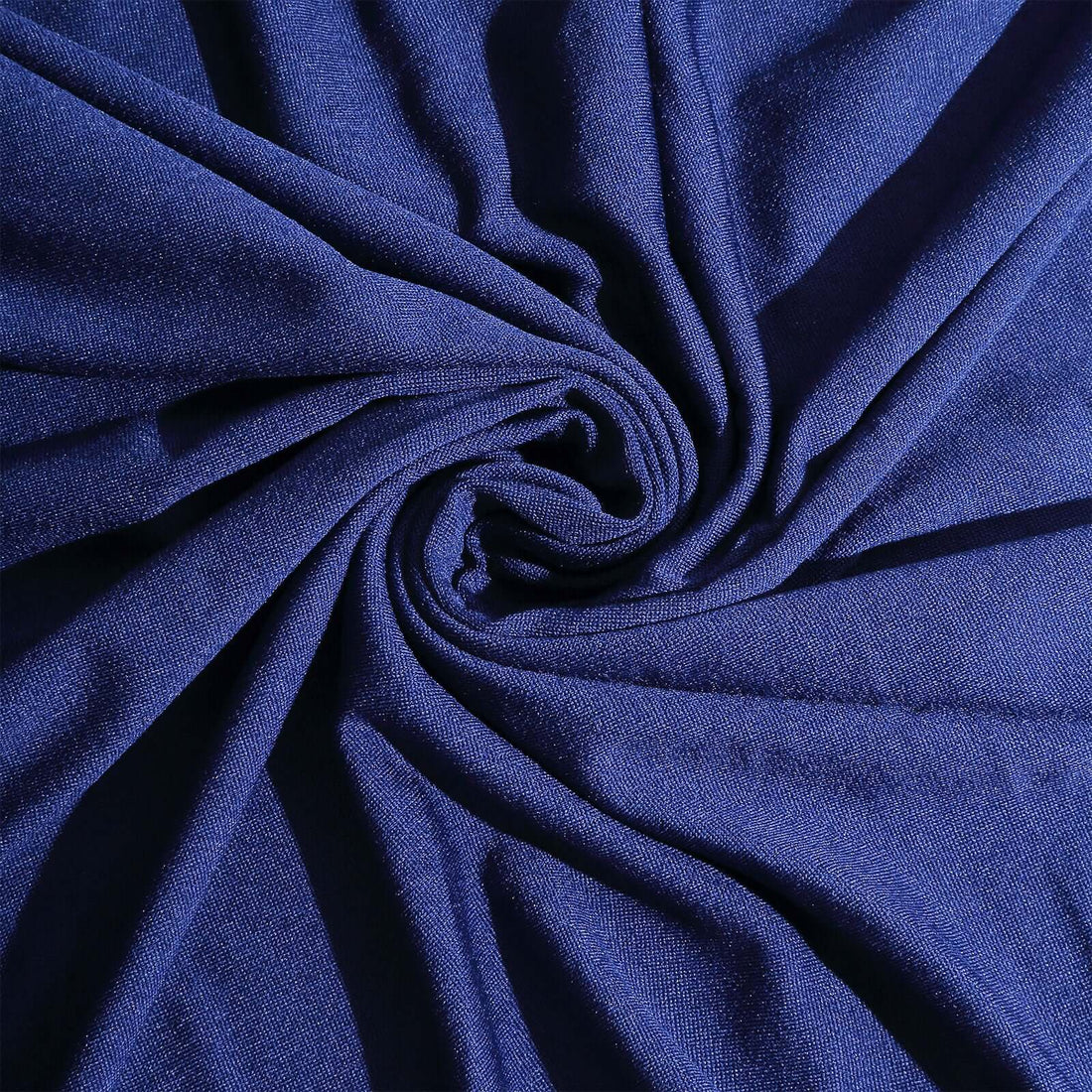 Matte Navy Blue Spandex Arch Covers Set | eFavormart