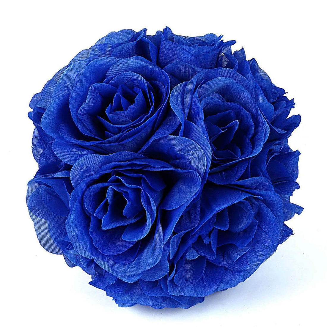 2 Pack 7" Royal Blue Silk Rose Ball | eFavormart