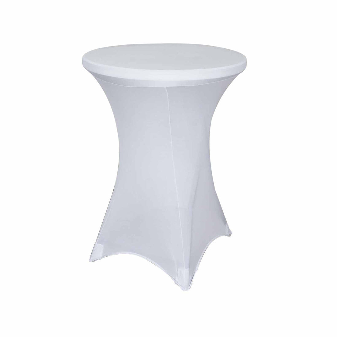 Highboy Spandex Table Cover 24"-32" White | eFavormart