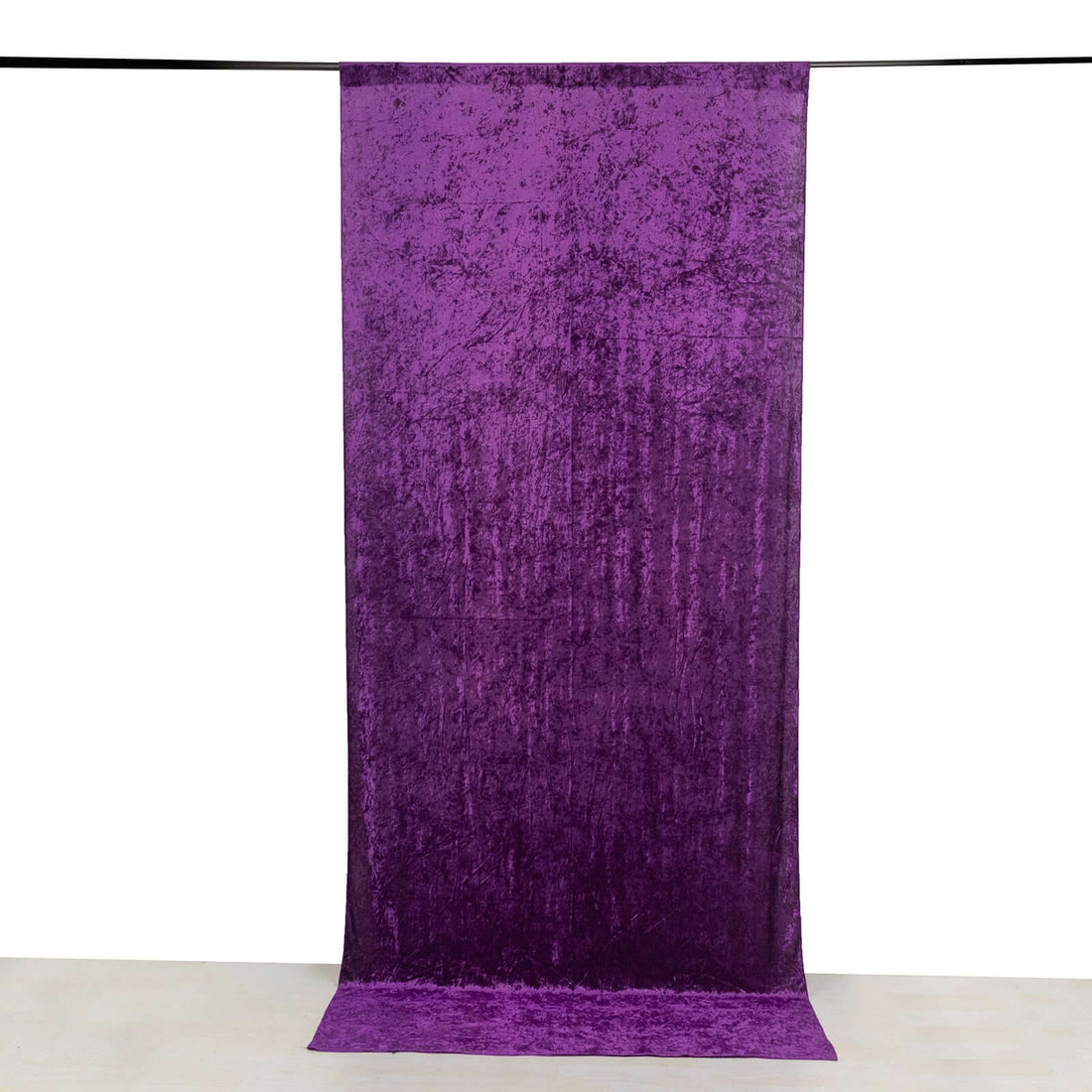 Purple Velvet Backdrop Drape Curtain 5ftx12ft | eFavormart