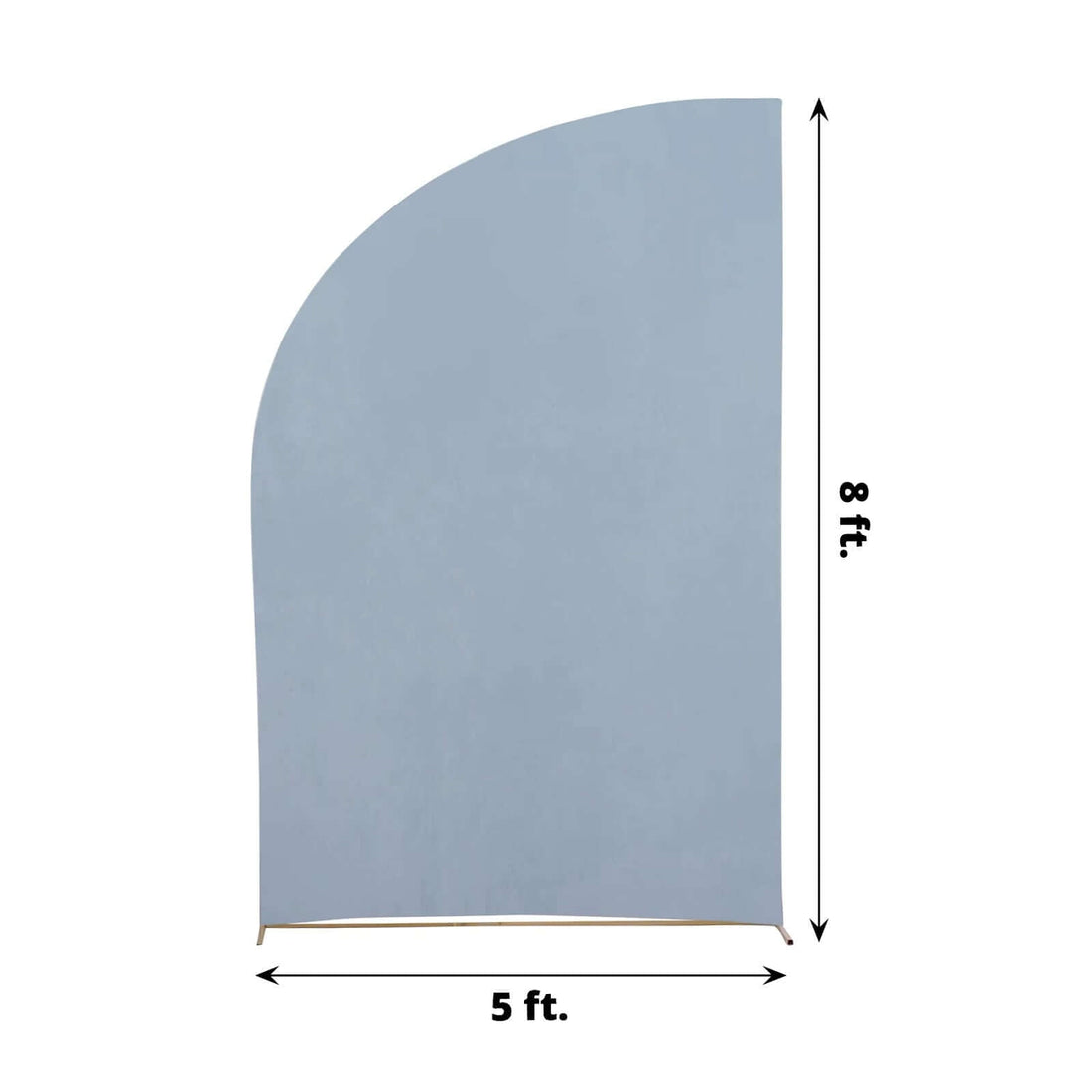 Dusty Blue Spandex Chiara Backdrop Stand Cover | eFavormart