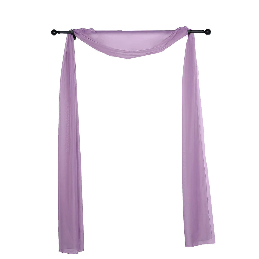 Violet Amethyst Sheer Organza Wedding Draping Fabric | eFavormart