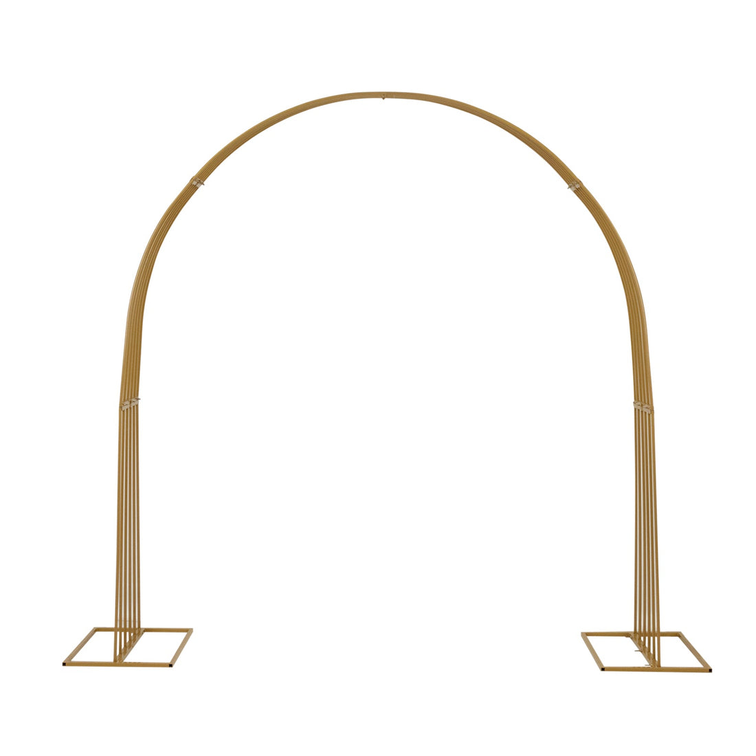 8ft Gold Dome Wedding Arch Backdrop Stand | eFavormart