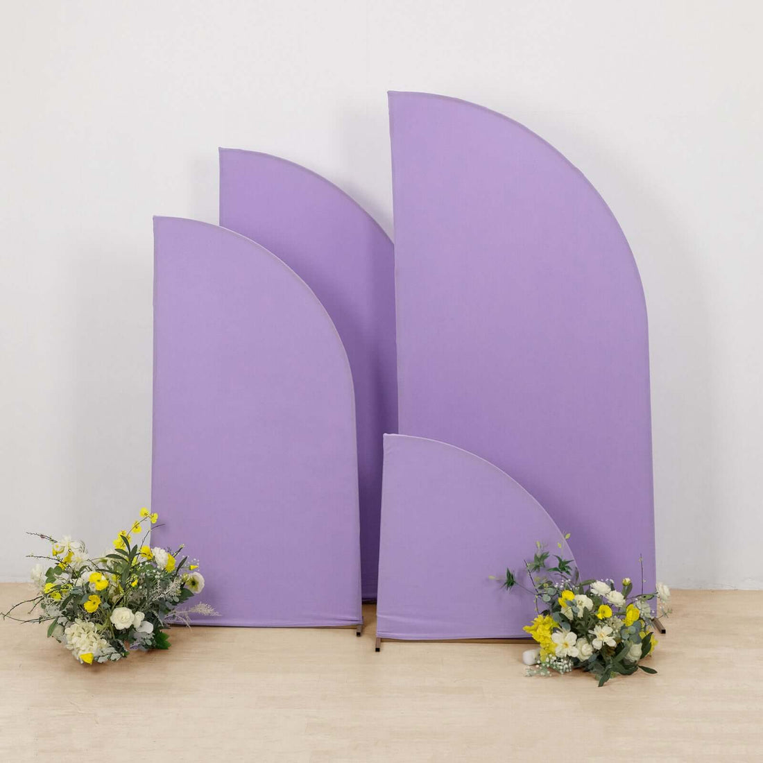 Lavender Lilac Spandex Arch Covers | eFavormart