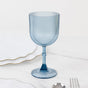 12-Pack Dusty Blue Wine Glasses 9oz | eFavormart