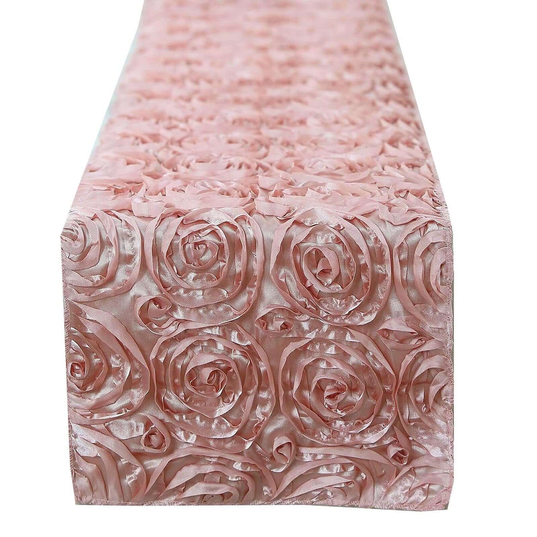 Satin Table Runner 14"x108" Dusty Rose | eFavormart