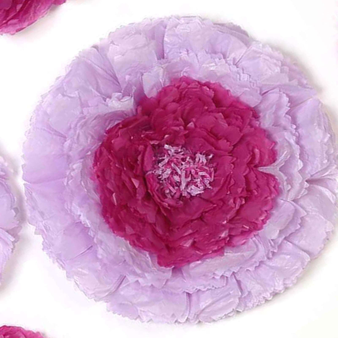 Lavender Giant Carnation 3D Paper Flowers Wall Decor | eFavormart