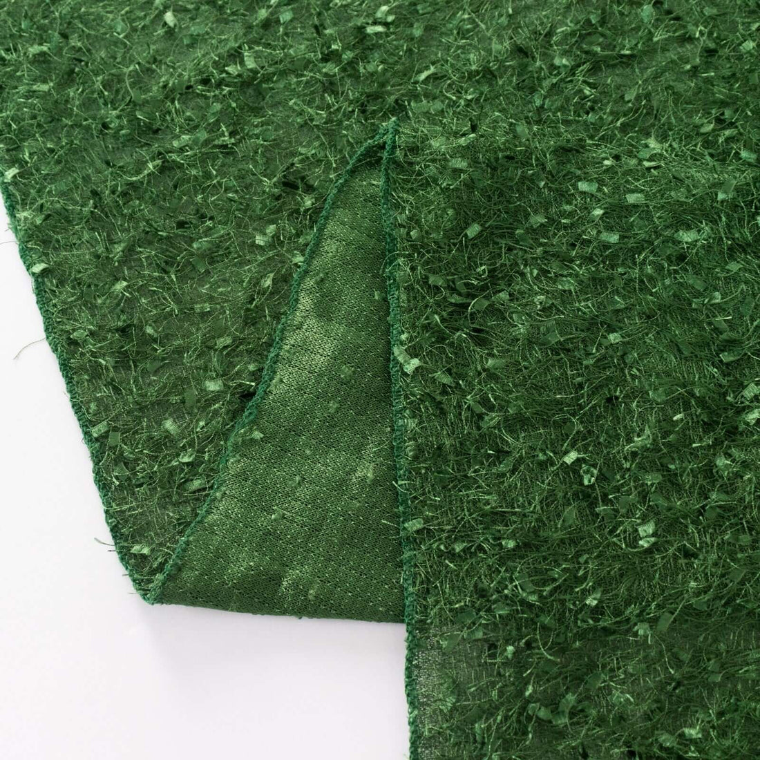 Green Fringe Polyester Backdrop Drape Curtain 8ftx8ft | eFavormart