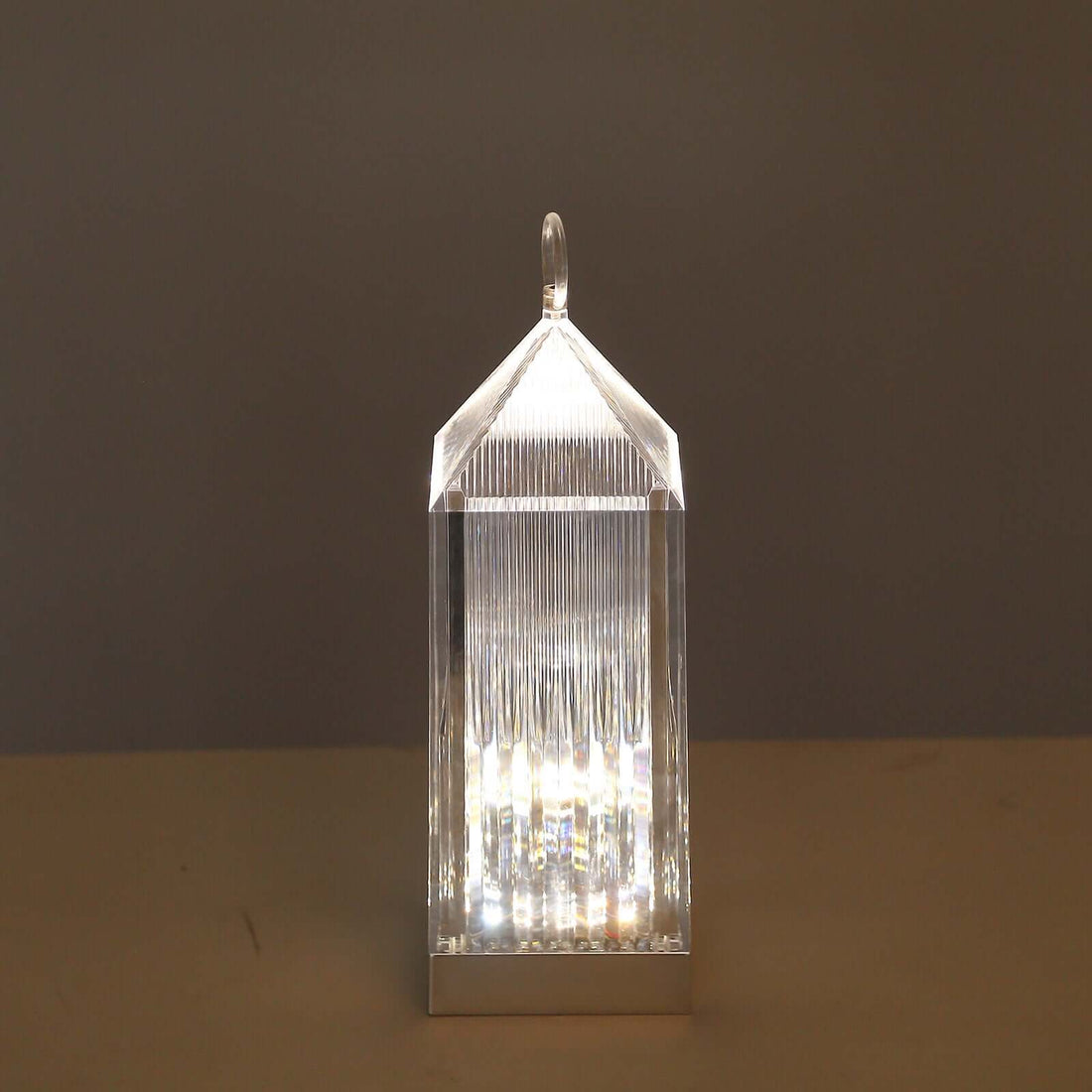 Acrylic LED Lantern Lamp Retro Lighthouse 11" | eFavormart