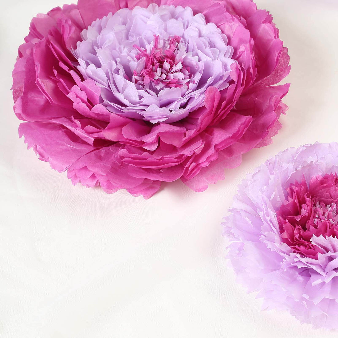 Lavender Giant Carnation 3D Paper Flowers Wall Decor | eFavormart