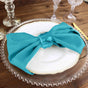 Polyester Dinner Napkins 17"x17" Turquoise | eFavormart