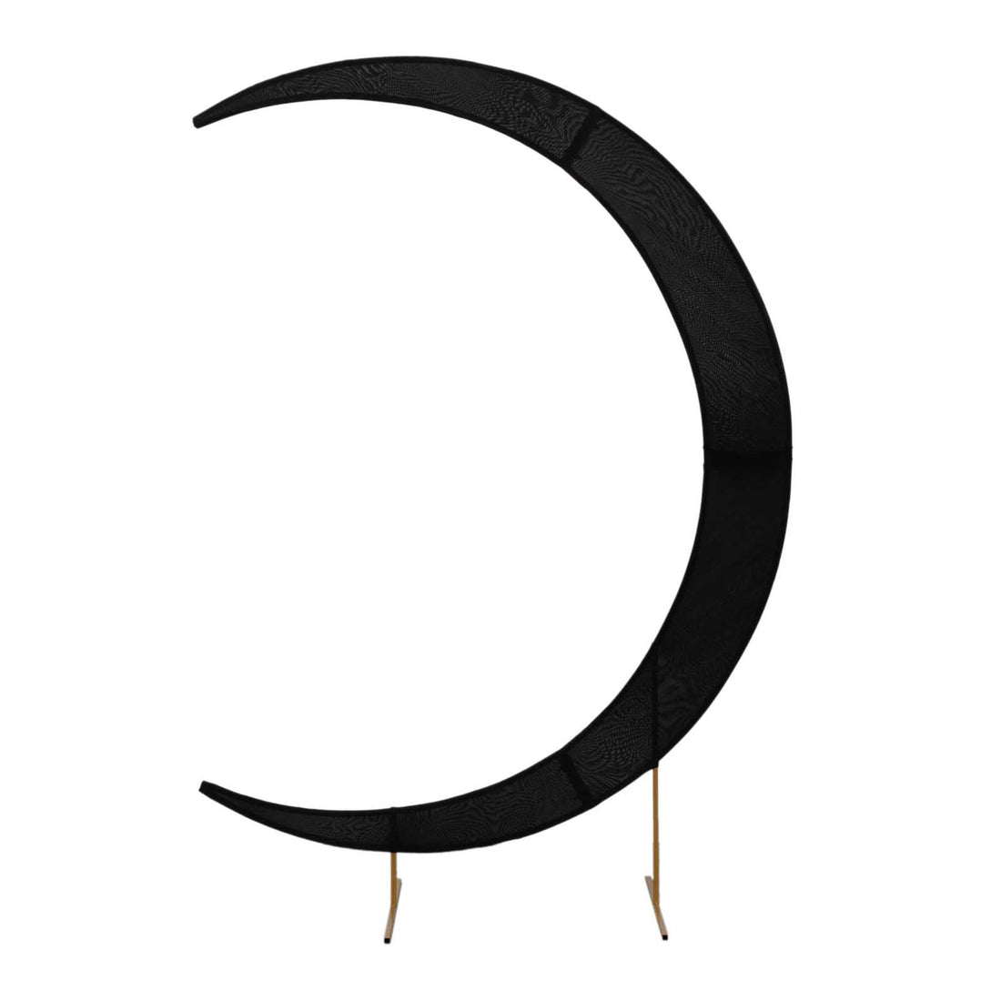 Black Spandex Crescent Moon Chiara Backdrop | eFavormart