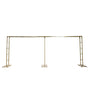Freestanding Gold Over the Table Stand 6ftx16ft | eFavormart