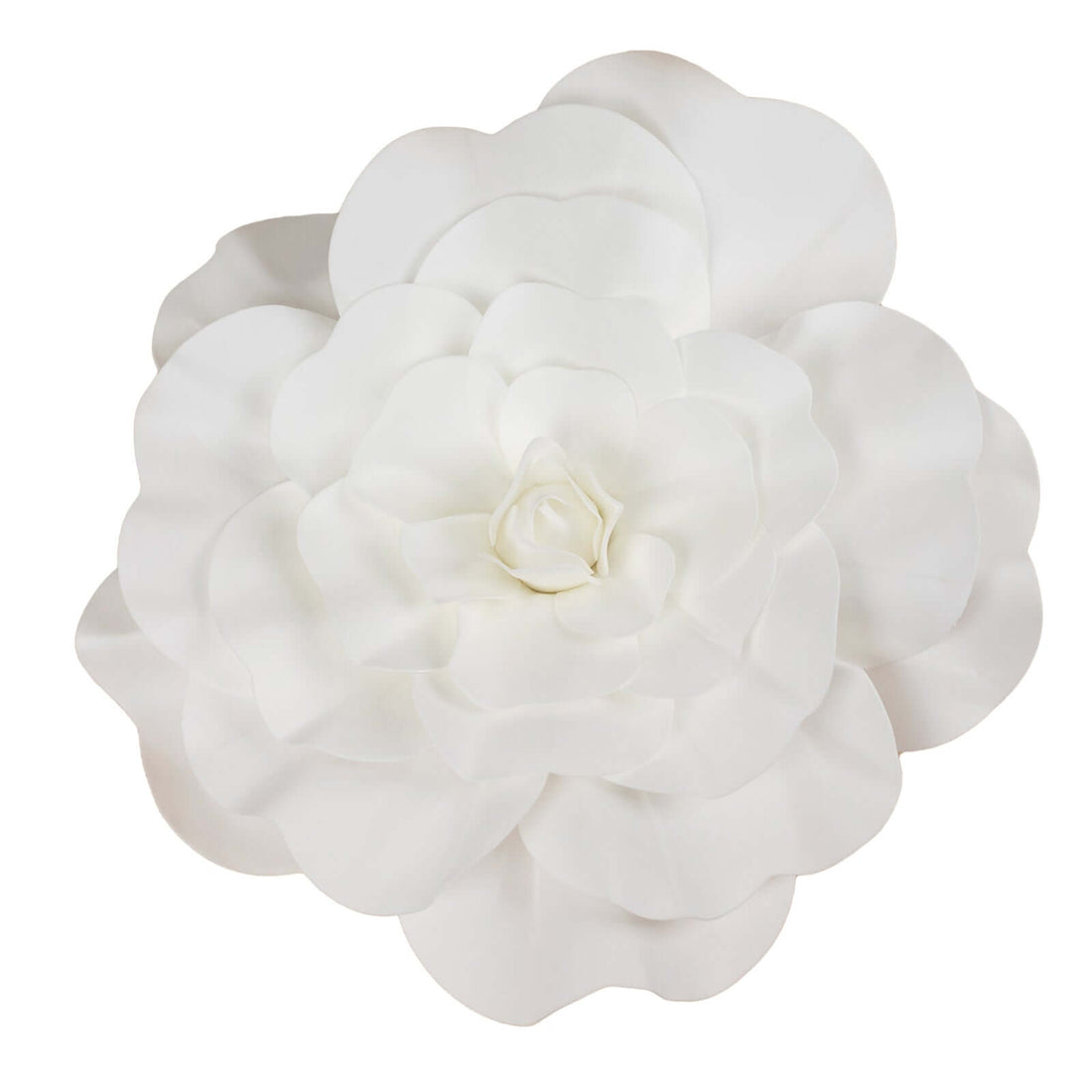 2-Pack 24" Large White Foam Craft Roses | eFavormart