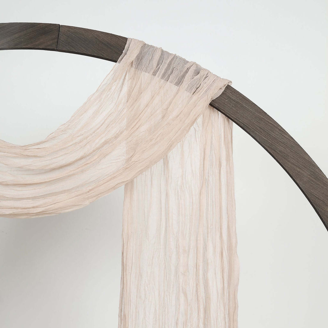 Nude Beige Gauze Cheesecloth Draping Fabric 20ft | eFavormart