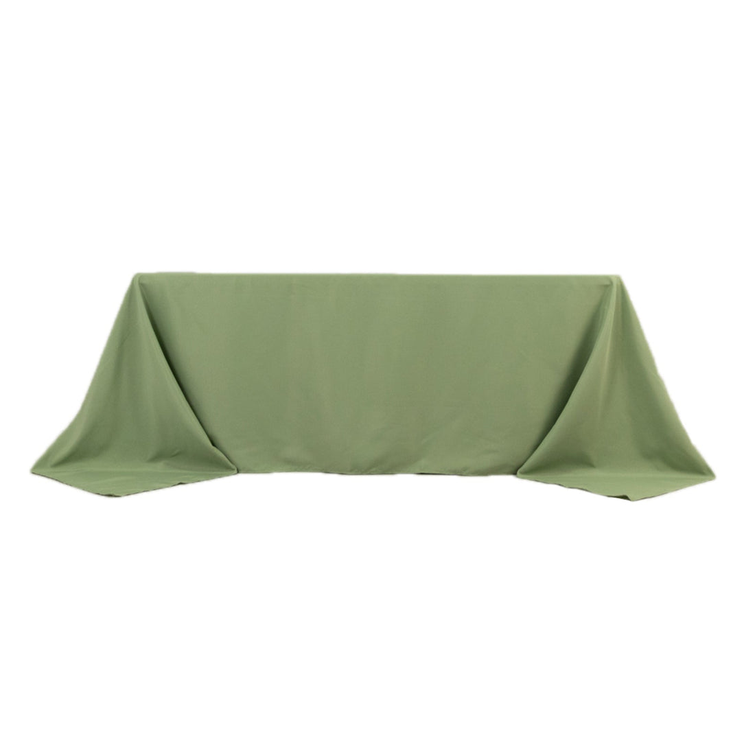 Premium Polyester Tablecloth 90"x132" Sage Green | eFavormart
