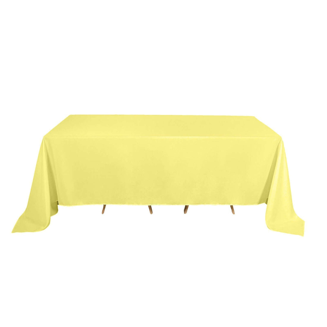 Polyester Tablecloth 90"x132" Yellow | eFavormart