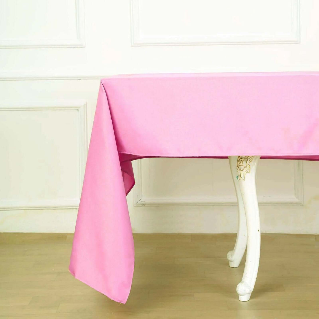 Polyester Tablecloth 60"x126" Pink | eFavormart