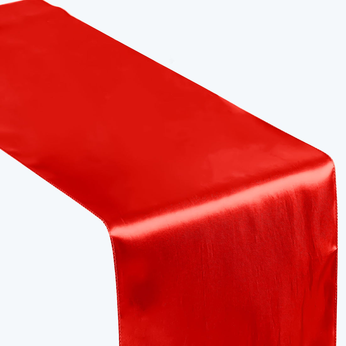 Satin Table Runner 12"x108" Red | eFavormart