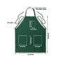 Green Polyester Adjustable Chef Apron | eFavormart
