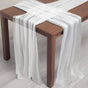 20-Pack White Sheer Table Runner | eFavormart