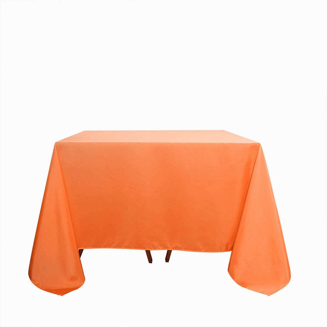Polyester Square Overlay 90"x90" Orange | eFavormart
