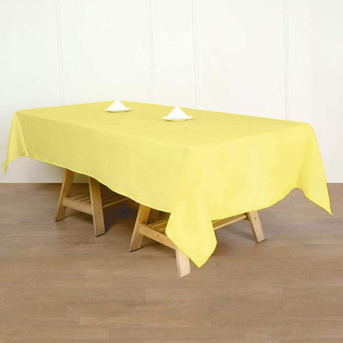 Polyester Tablecloth 60"x102" Yellow | eFavormart